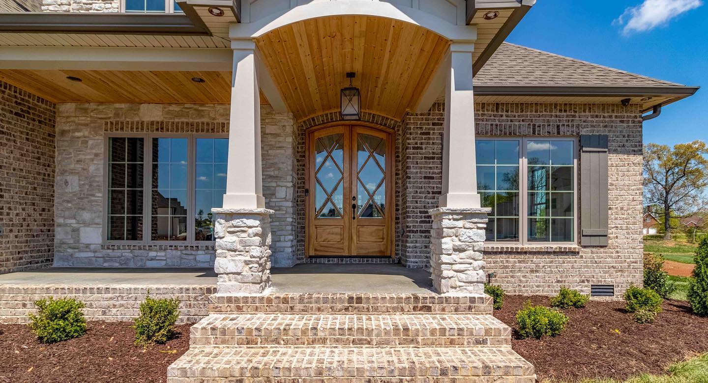 Stone Veneer Porch